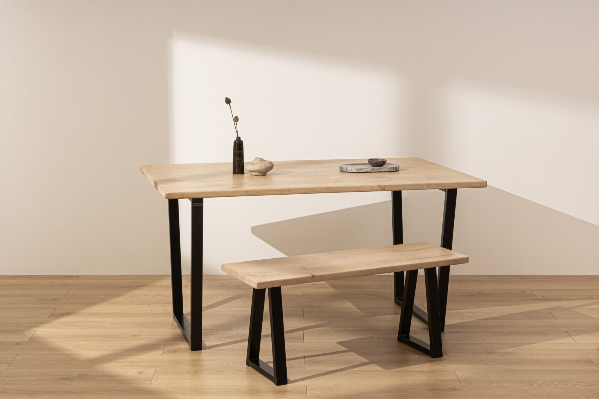 Light Industrial Tables - Use Our Online Table Builder | Grain & Frame