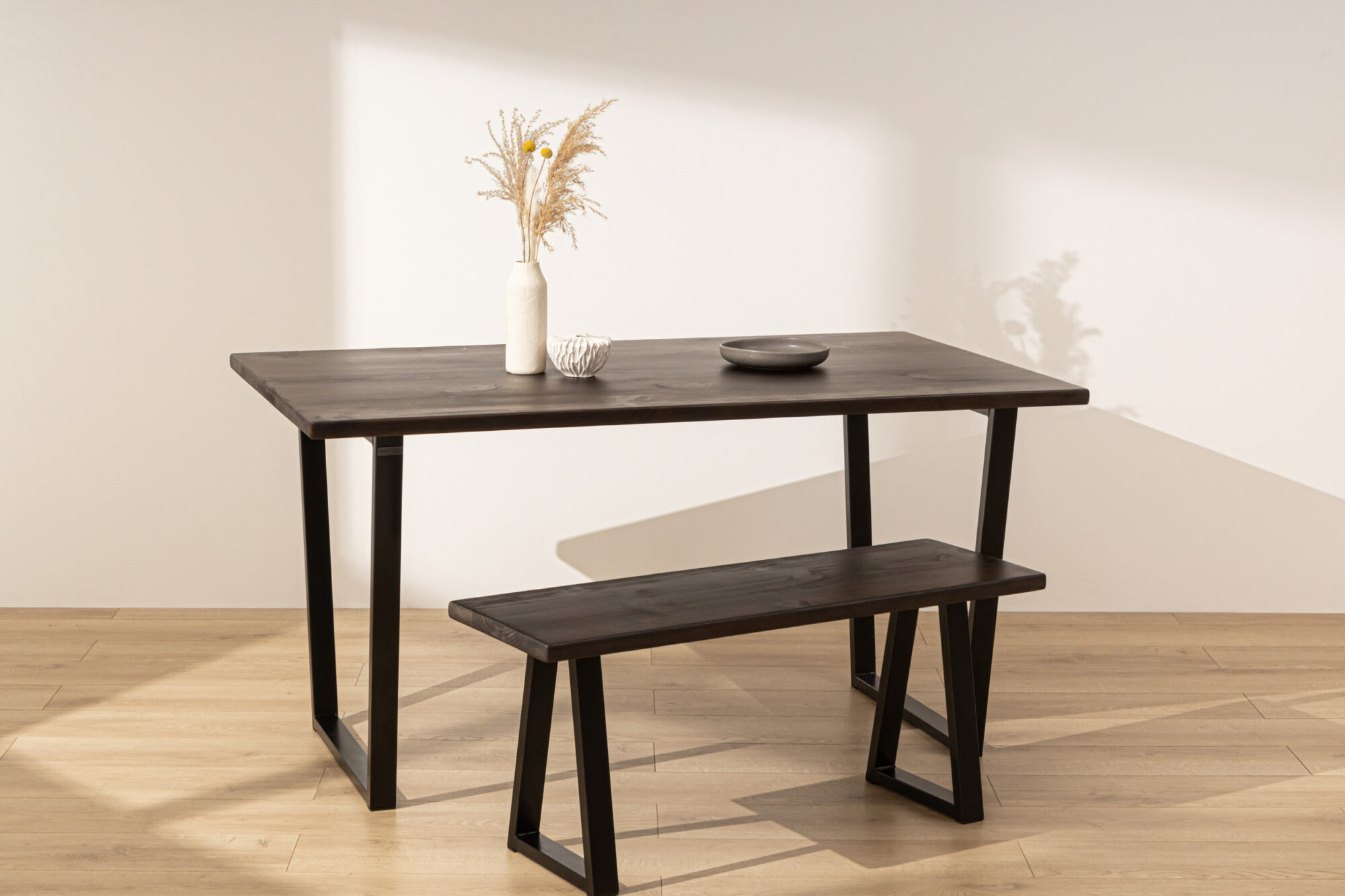 Dark Industrial Tables - Use Our Online Table Builder | Grain & Frame