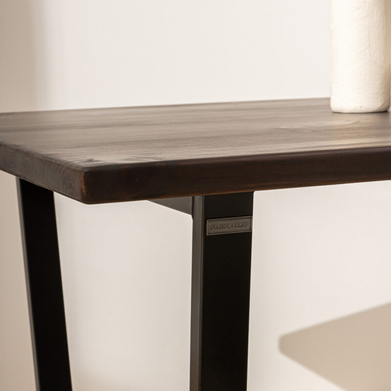 Dark Industrial Tables - Use Our Online Table Builder | Grain & Frame