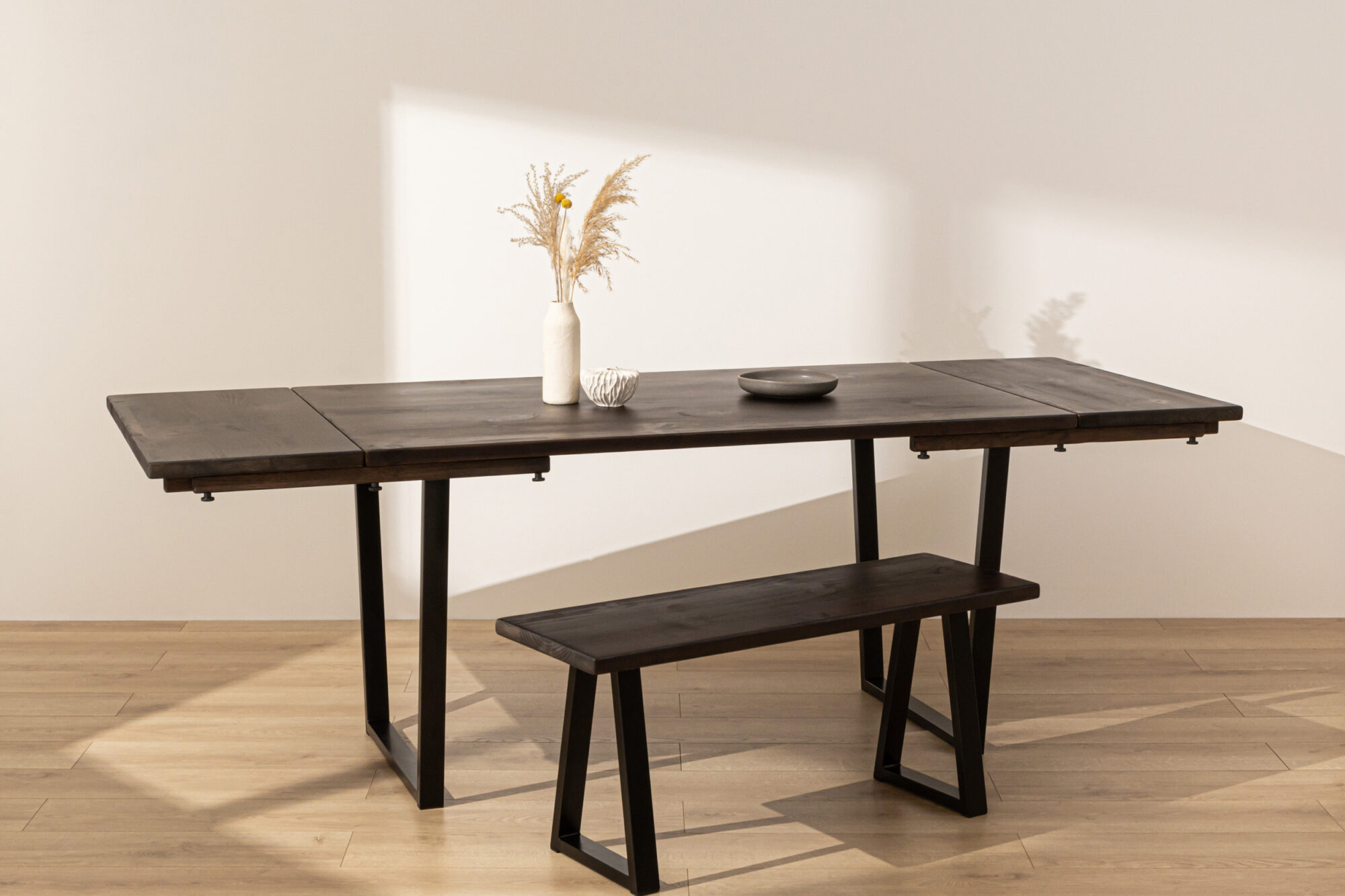 Dark Industrial Tables - Use Our Online Table Builder | Grain & Frame