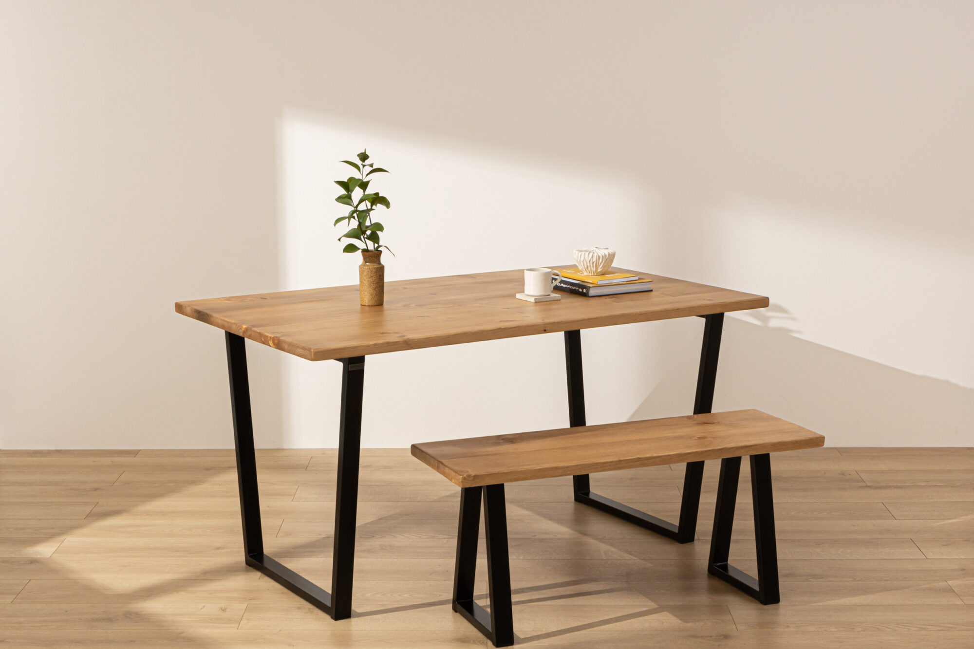 Natural Industrial Tables - Use Our Online Table Builder | Grain & Frame