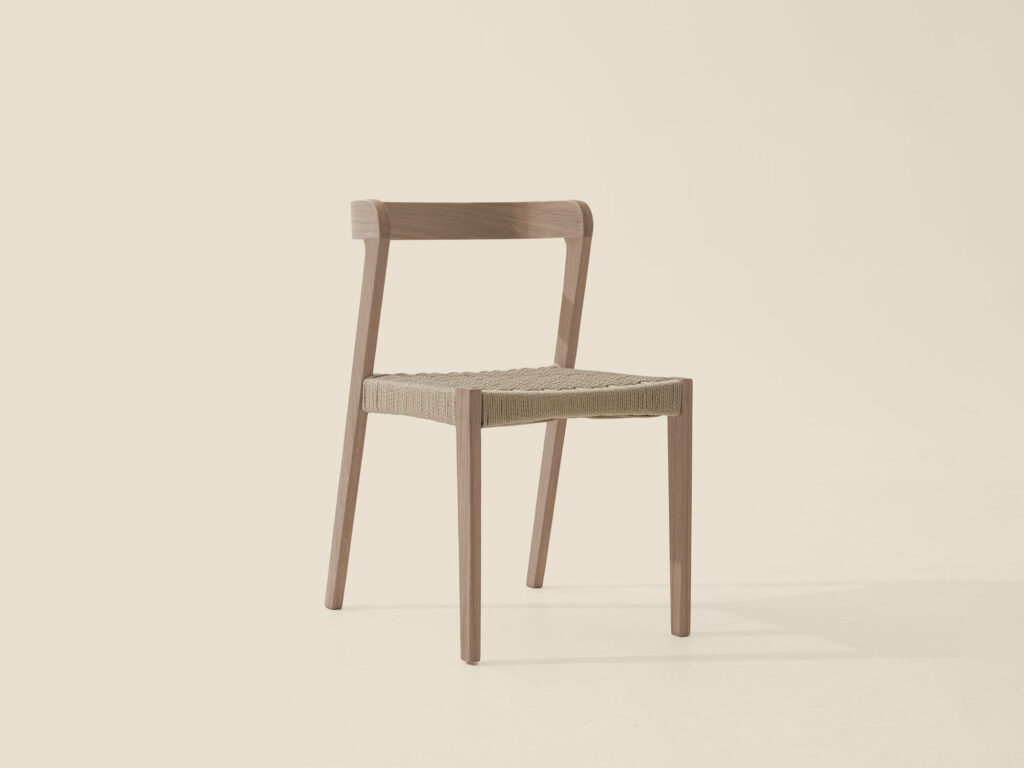 Light Solid Oak Scandinavian Dining Chair | Grain & Frame