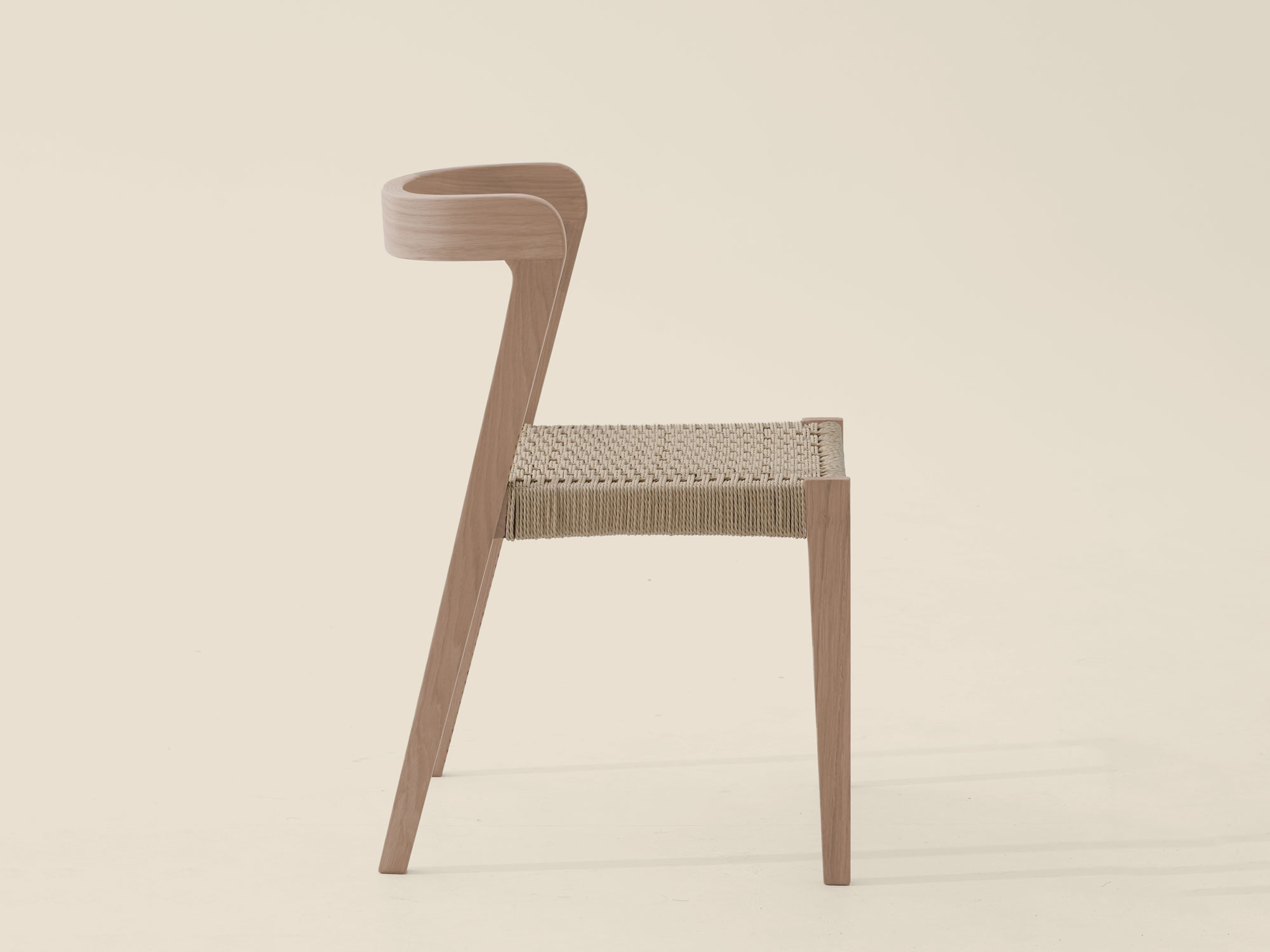 Light Solid Oak Scandinavian Dining Chair | Grain & Frame