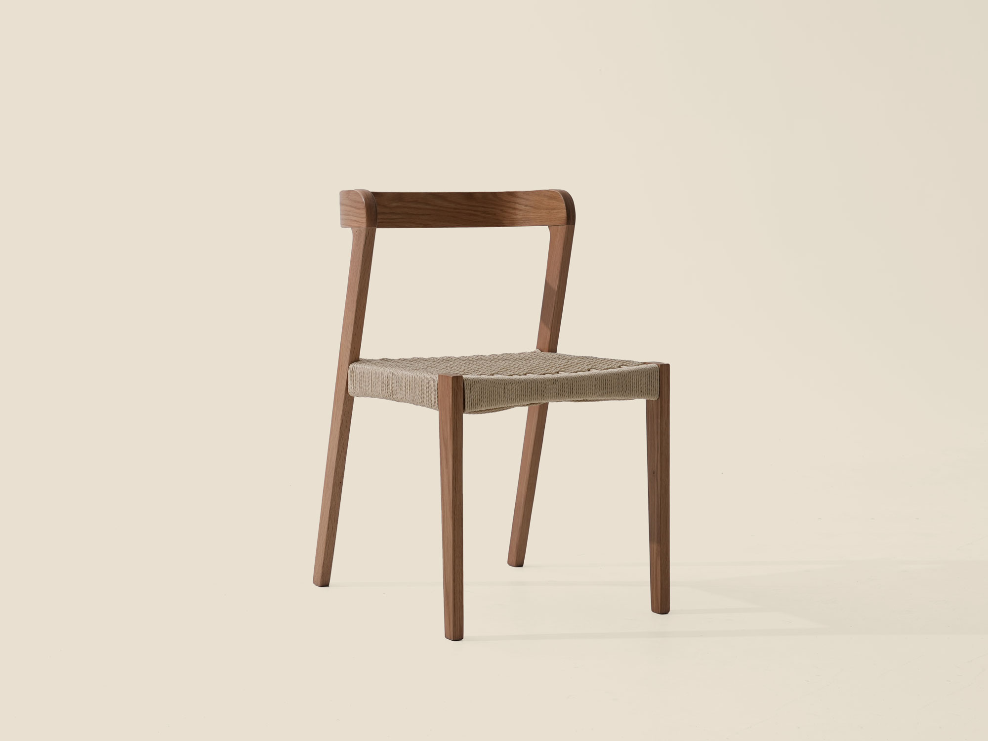 Natural Solid Oak Scandinavian Dining Chair | Grain & Frame