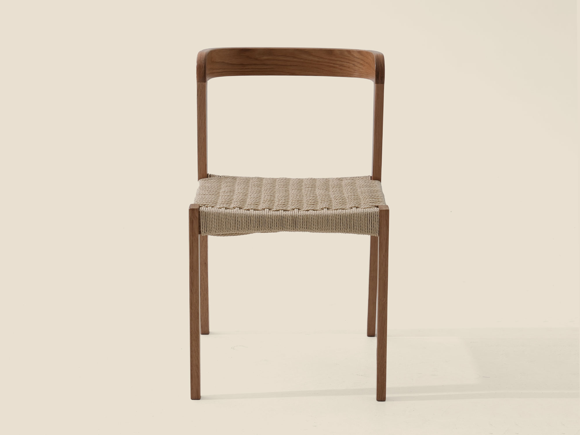 Natural Solid Oak Scandinavian Dining Chair | Grain & Frame