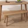 Extendable Light Solid Oak Scandinavian Dining Table | Grain & Frame